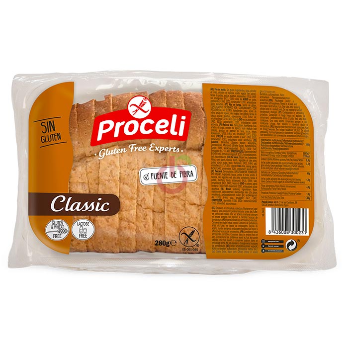 Pão Fatiado Classic Proceli Sem Glúten e Sem Lactose - PR0021 ...